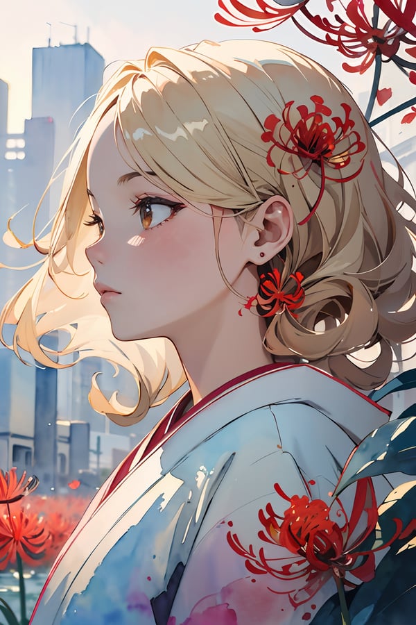 Lycoris | image created by gufutokuku | Tensor.Art