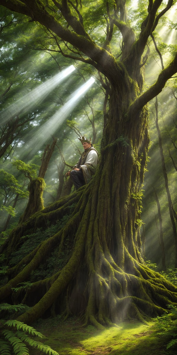 1000 year old tree king lookin | image created by LaRecalcada | Tensor.Art