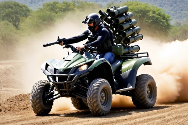 Military Quads Series | image created by LaRecalcada | Tensor.Art