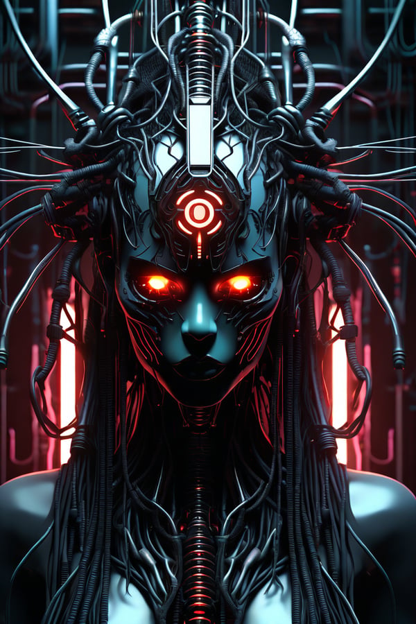 Welcome to the dark machine go | image created by VRNardoDavincAI ...