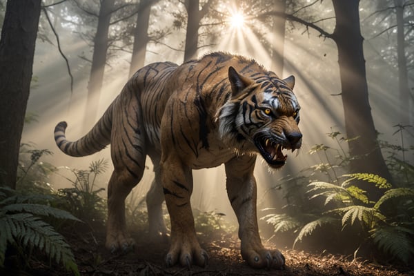 Wolf Tiger | image created by Cognition Flow | Tensor.Art