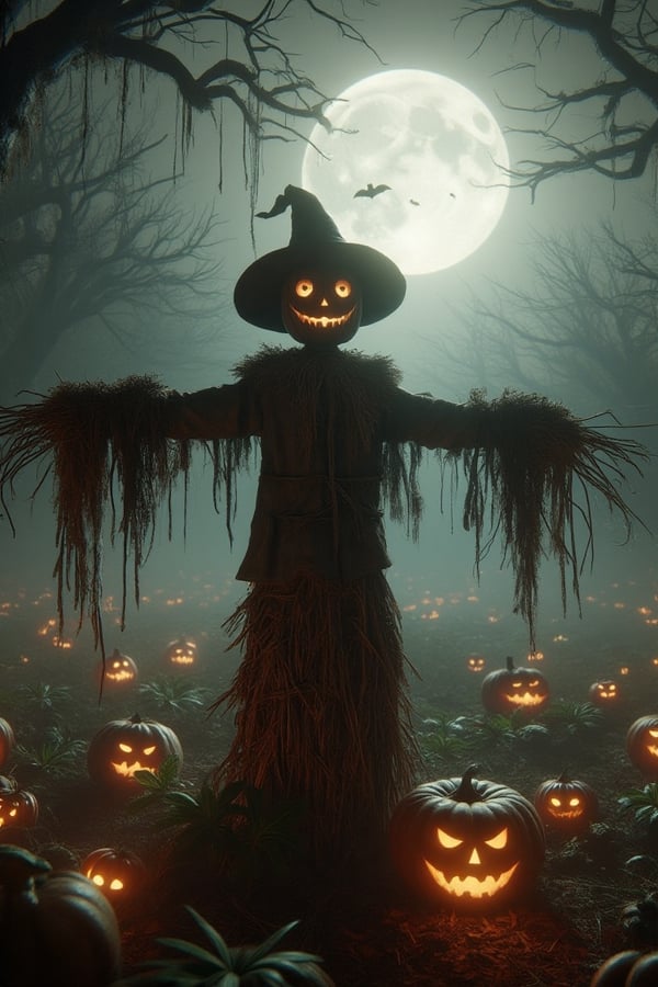 scarecrow,,ancient,mysterious, | image created by Servibot | Tensor.Art