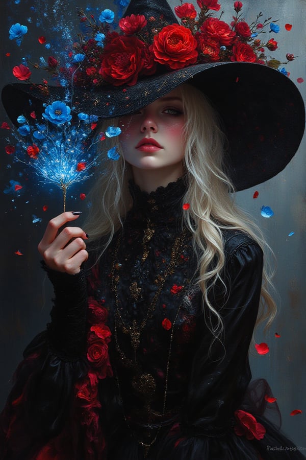 A cold, beautiful witch h - Free AI Image | Tensor.Art | Tensor.Art