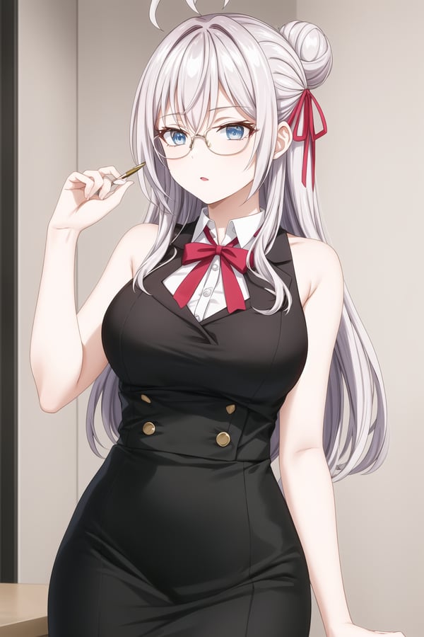 Ayla as Hypnotized Secretary | image created by Sumire Silva | Tensor.Art