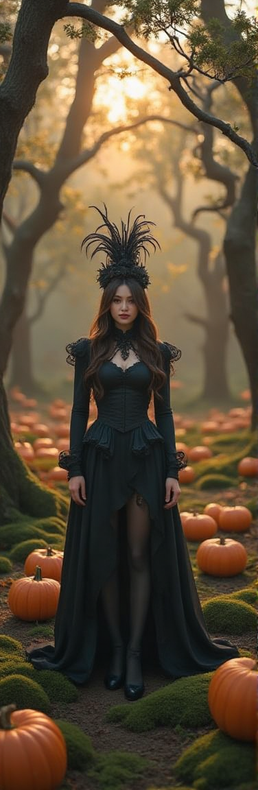 Painting A striking Halloween | image created by TDNM | Tensor.Art