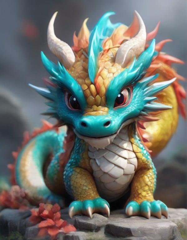 Little Guardian Dragons | image created by Ivan B.A. | Tensor.Art