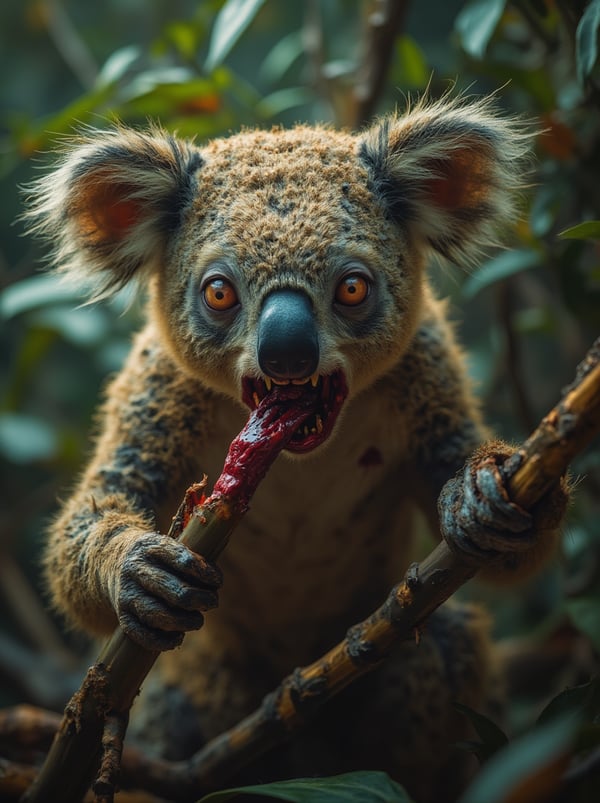 Zombie Koala | image created by Ivan B.A. | Tensor.Art