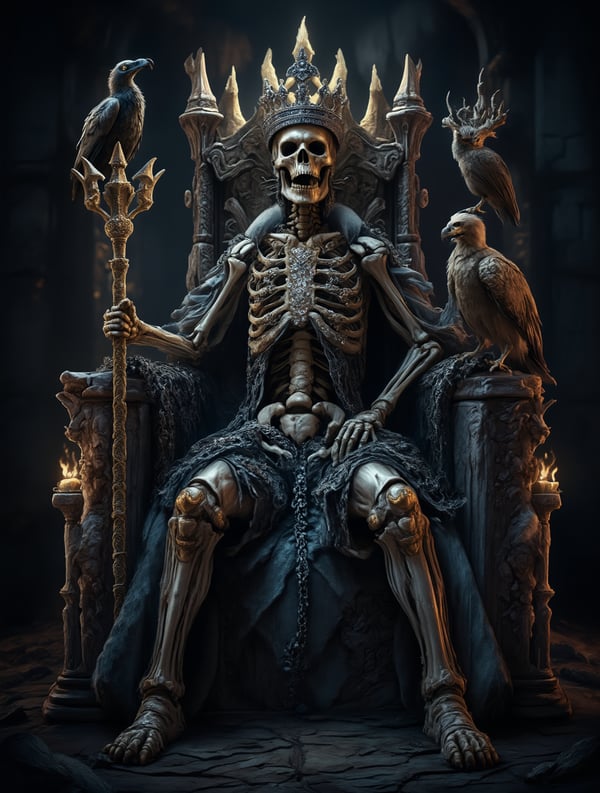 Dead King | image created by RajaAI | Tensor.Art