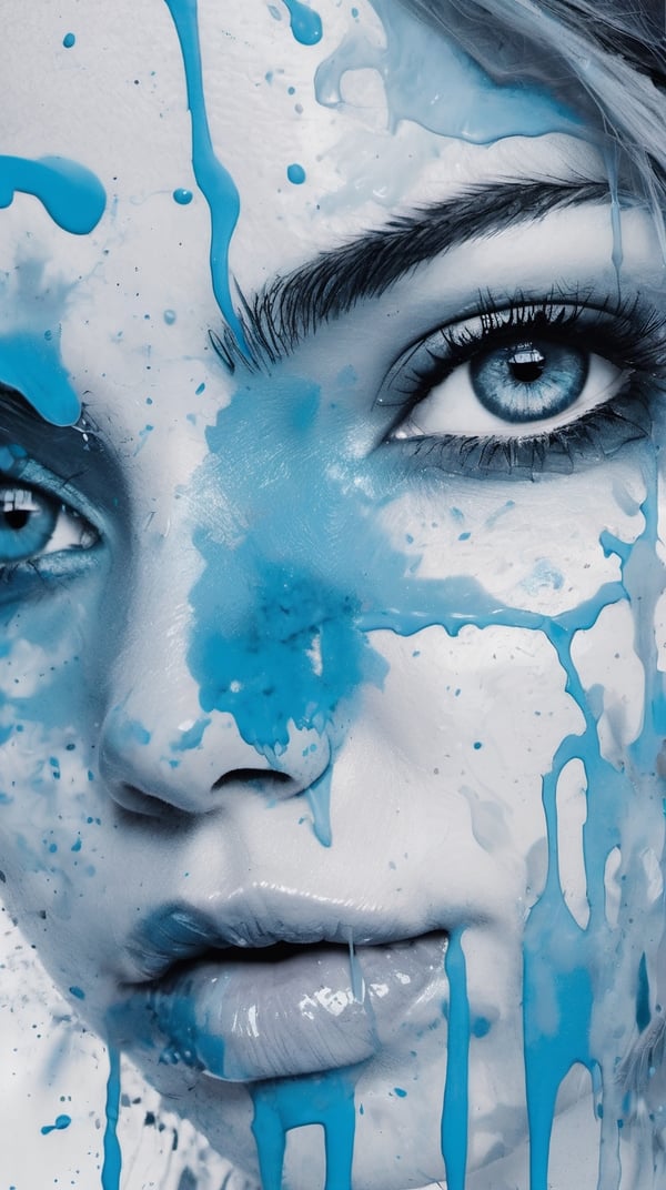 Dripping paint splatter art, a | image created by epiphany2k20 | Tensor.Art