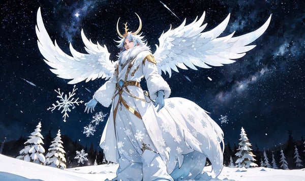 Boreas celestial god of wint | image created by Mozz⁰ | Tensor.Art
