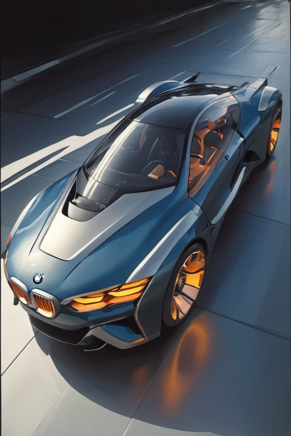 a futuristic bmw concept car, | image created by Tavitaniko | Tensor.Art