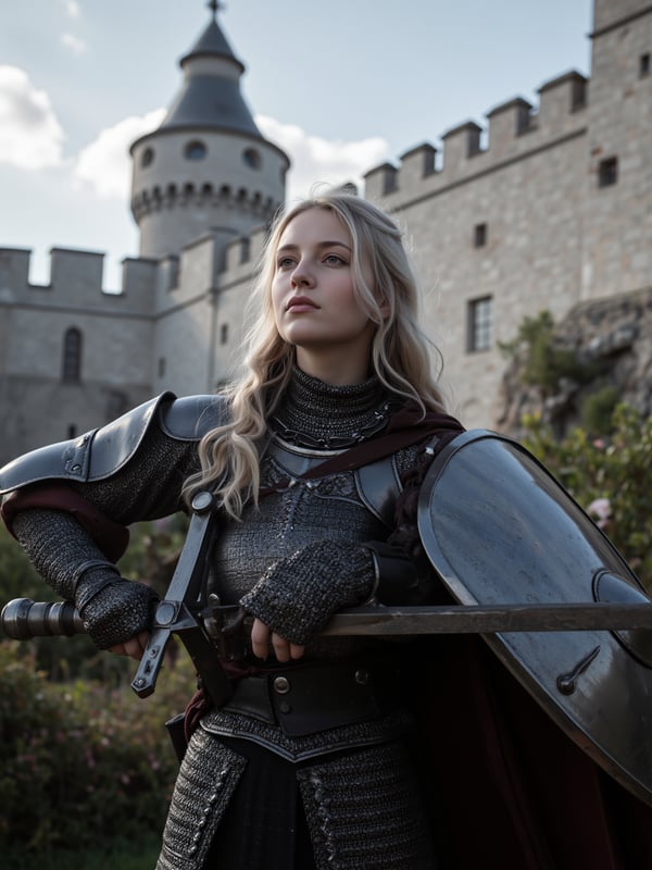 Female Knight (Set of 3) Than | image created by Whimsical Artist ...