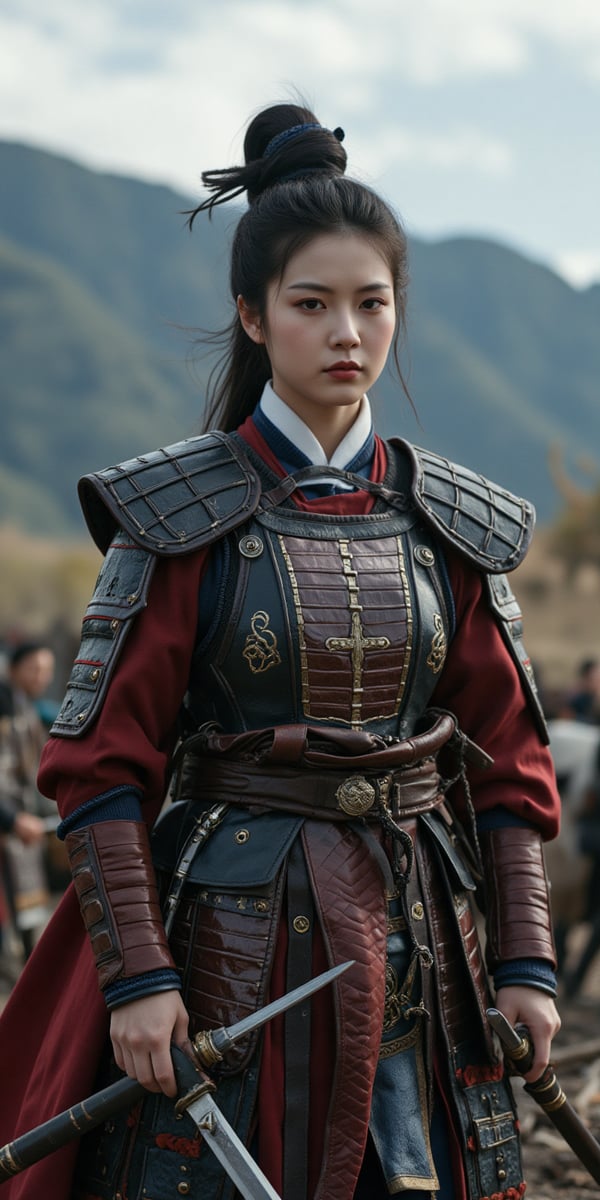 Female Chinese Warrior (Set of | image created by Whimsical Artist ...