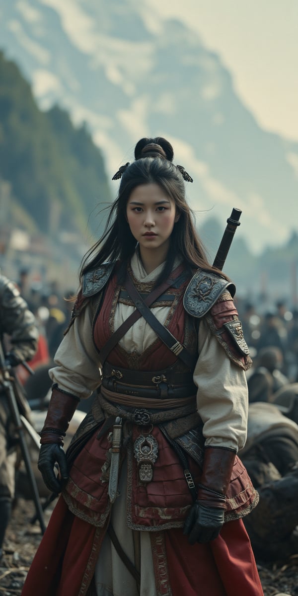 Female Chinese Warrior (Set of | image created by Whimsical Artist ...