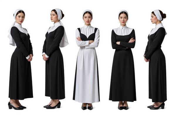 Female Servants Character Shee | image created by Whimsical Artist ...