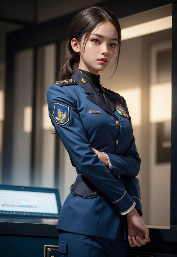 Various Blue Military Uniforms | image created by Whimsical Artist ...