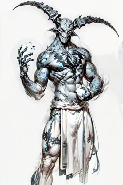 Man demon, very muscular body | image created by FelixClement77 ...
