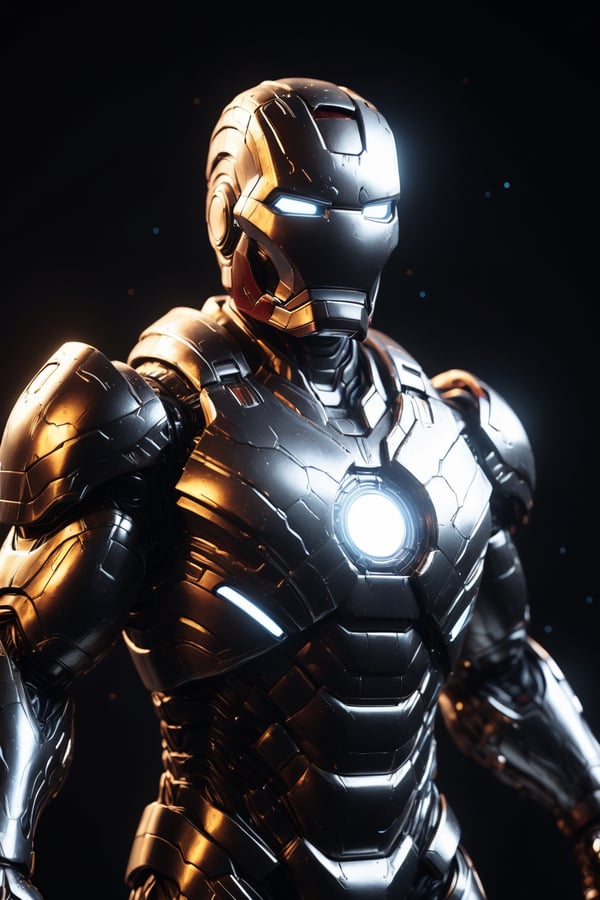 Iron Man, as a cosmic god, hol | image created by Bucket-head | Tensor.Art