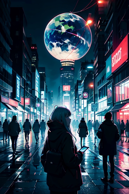 digital world | image created by popwind724 | Tensor.Art