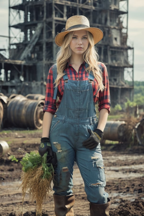 Farm Girl | image created by its10kdesign | Tensor.Art