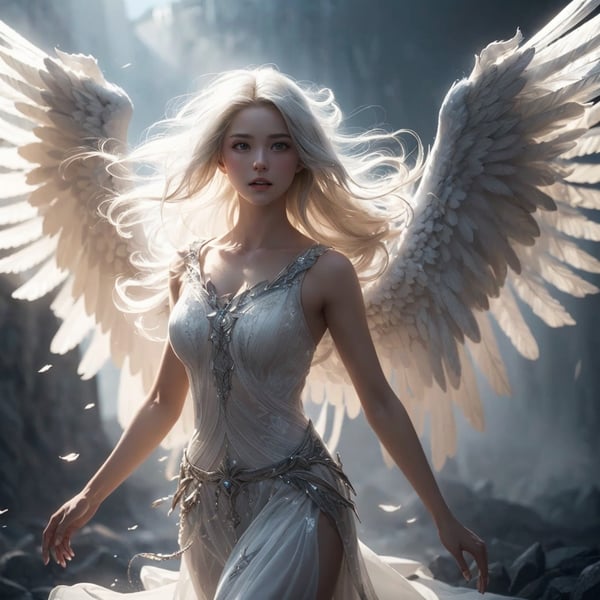Real Angel | image created by Januart | Tensor.Art