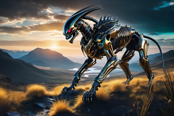 Cyborg dog | image created by Skelraki | Tensor.Art