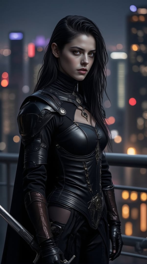A striking vampire warrior nam | image created by EclipseKww | Tensor.Art