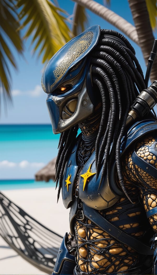 Predator in tropical island [3 | image created by EclipseKww | Tensor.Art