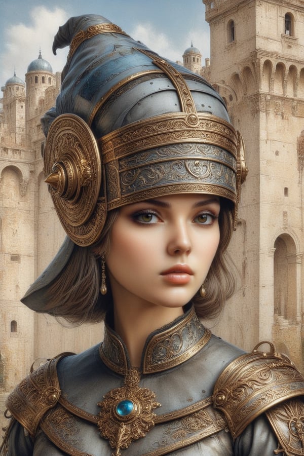 witch with a visor(?) | image created by EclipseKww | Tensor.Art