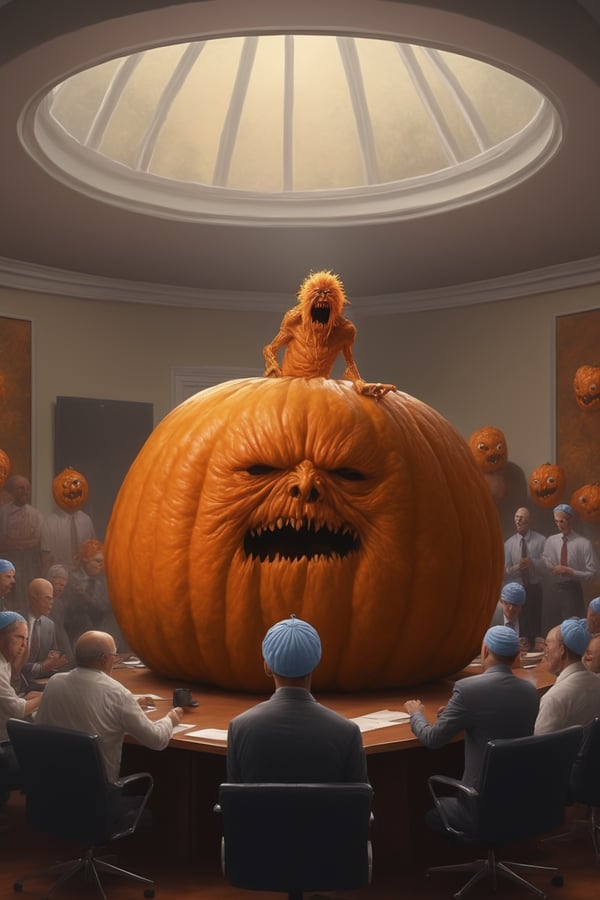 All Hail the Pumpkin Overlord | image created by PartumInfinitum ...