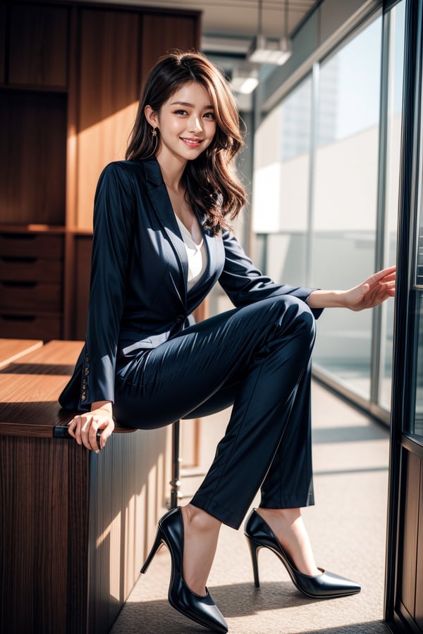 office lady | image created by Light Camera Action | Tensor.Art