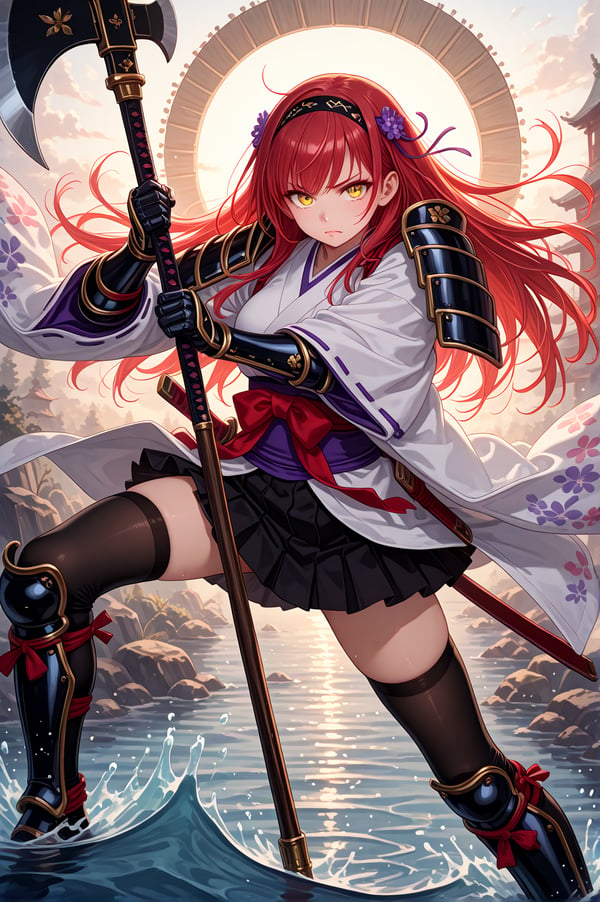 Samurai Girl (Edo bakufu) 🎨Ar | image created by Yuukaku | Tensor.Art