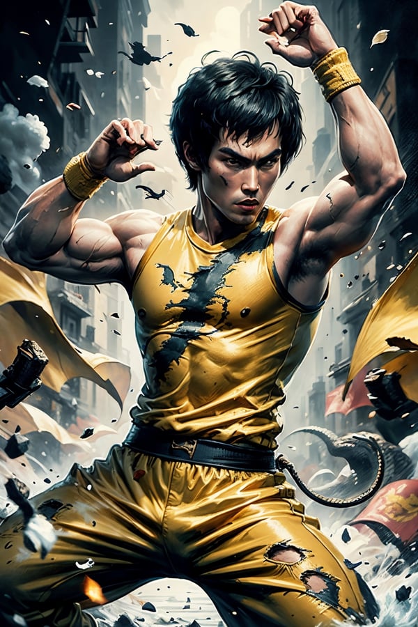 Bruce Lee ???, Test new prompt | image created by Kennydead | Tensor.Art
