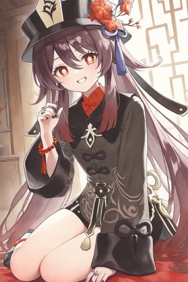1girl, hu tao \(genshin impact | image created by SuiginToxic | Tensor.Art