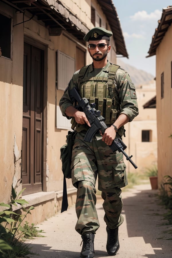 Muslim Soldier | image created by user_649452162698655593 | Tensor.Art