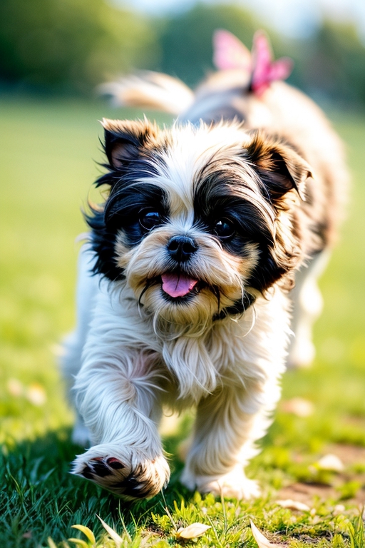 Dreaming and sleeping Shih Tzu | image created by BLESSLJH | Tensor.Art