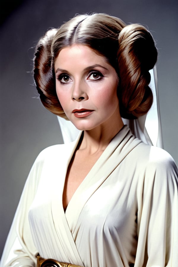 Barbara Bain as princess Leia | image created by JoannaJadeFalcon ...