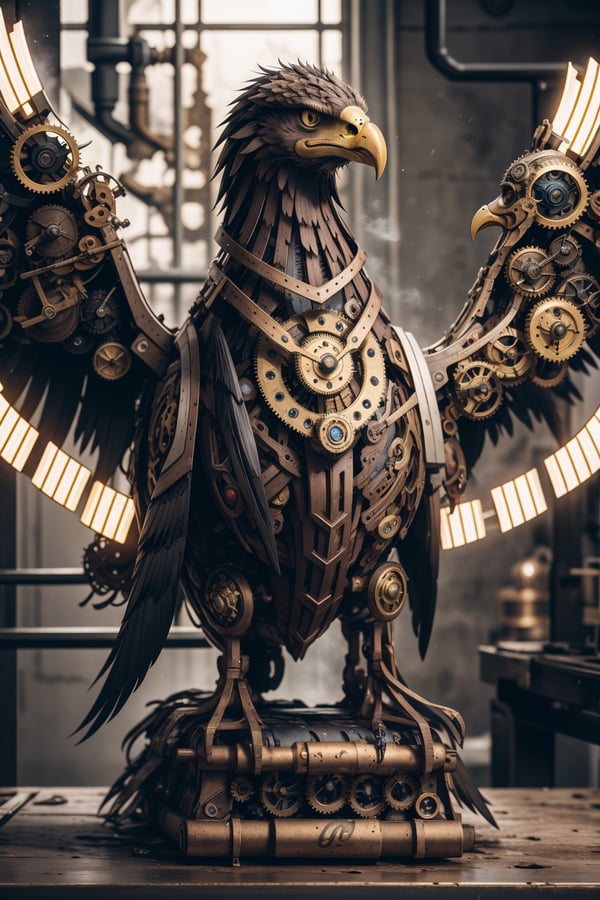 ~ ⚙️ 🧭🦅 Steampunk style gear | image created by user_651468310541608956 ...