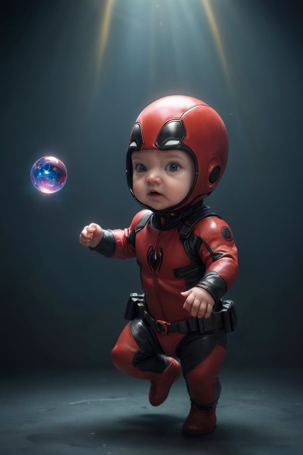 Baby/DeatPool | image created by Uros | Tensor.Art