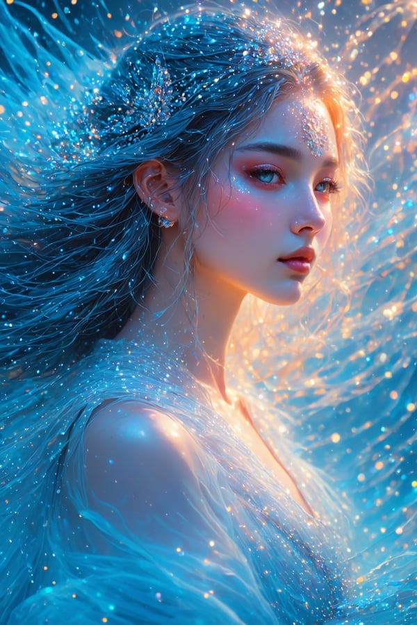 Digital art of a wind spirit,B | image created by spinat | Tensor.Art