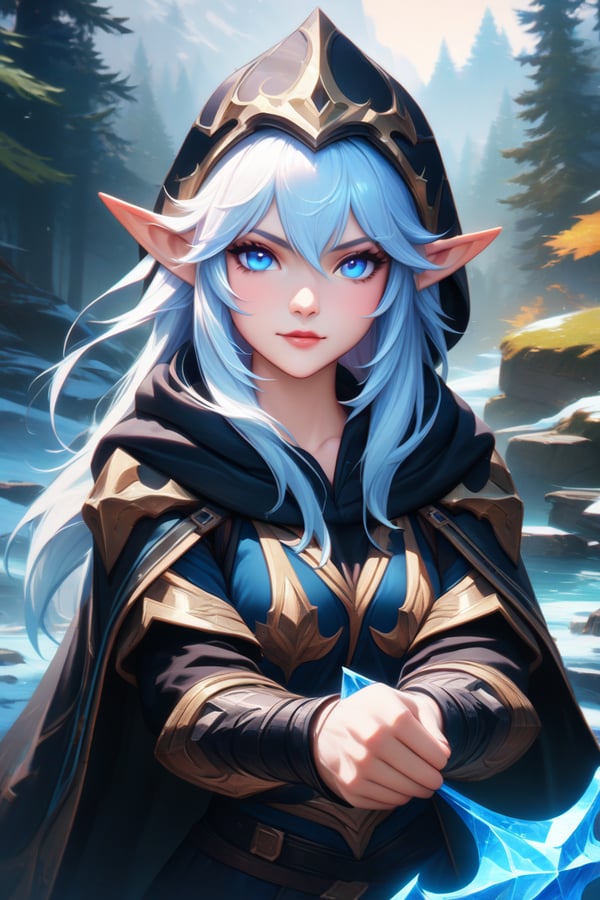 Ashe League of Legends (LoL) 弓 | image created by spinat | Tensor.Art