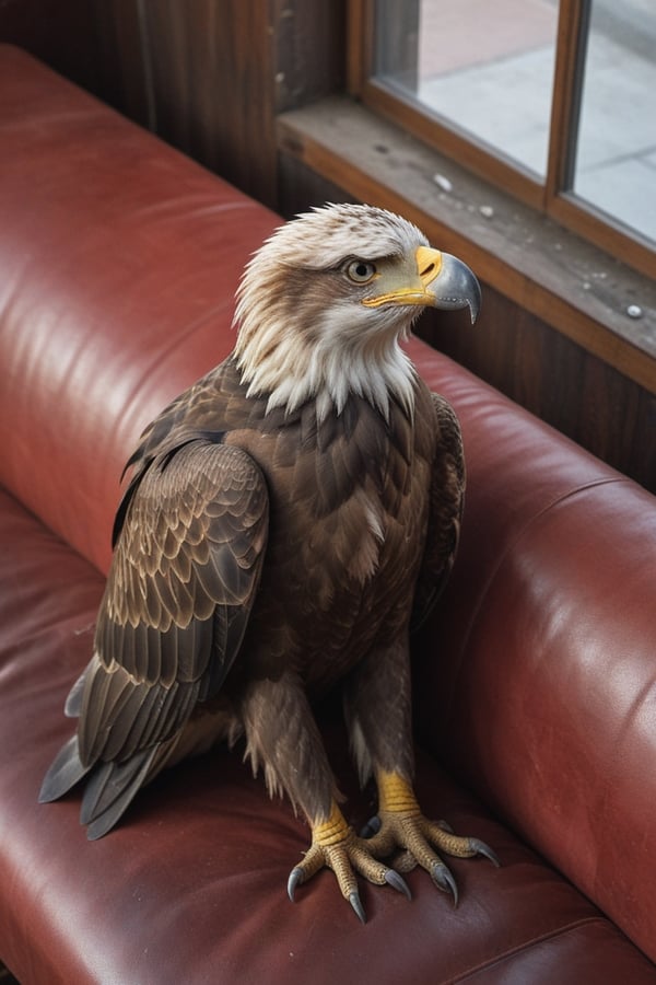 eagle , dirty worn faded old | image created by no_user. | Tensor.Art