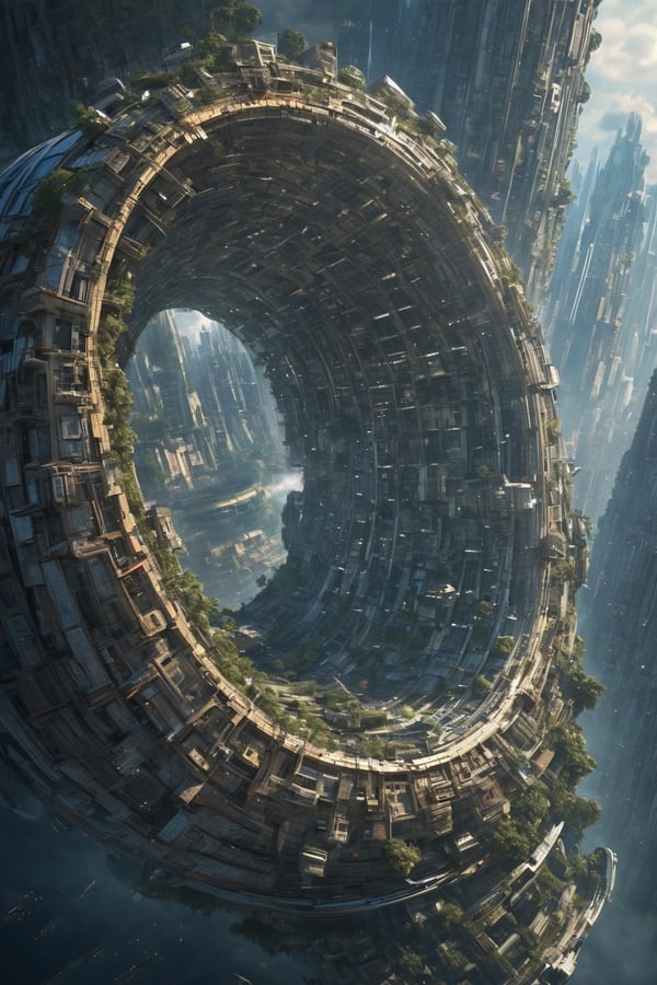 Overlooking the future city, n | image created by HHM | Tensor.Art