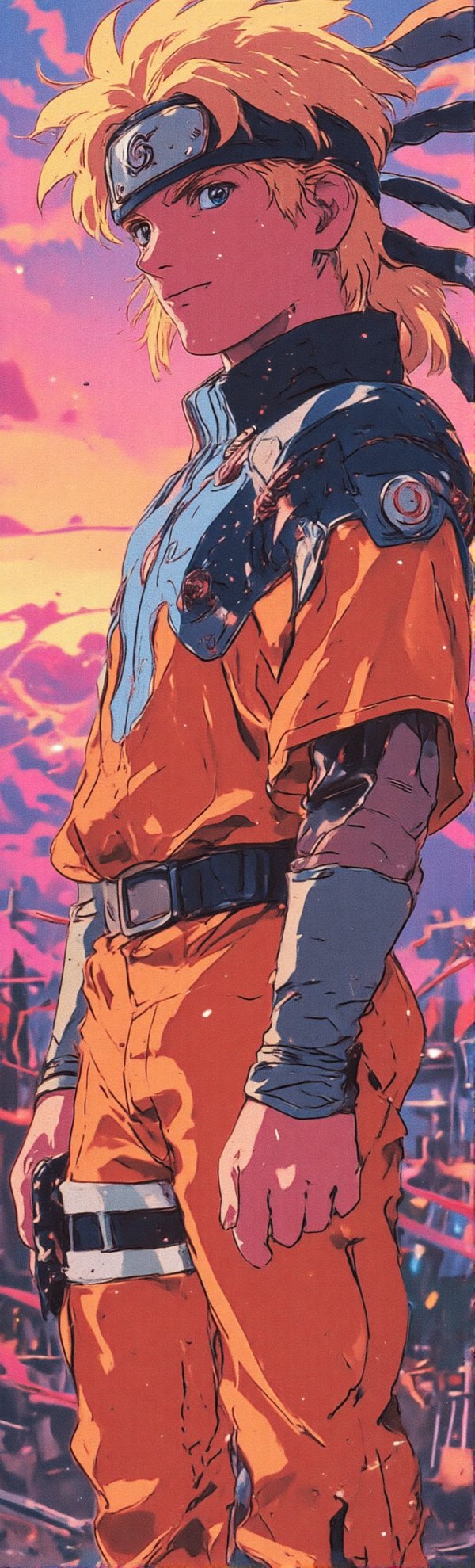Retro Naruto | image created by INOSUKE | Tensor.Art