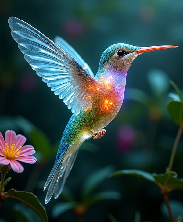Translucent animal | image created by J-Erele | Tensor.Art