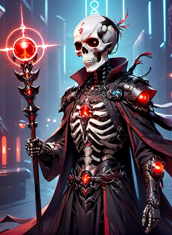 Skeleton Priest | image created by J-Erele | Tensor.Art