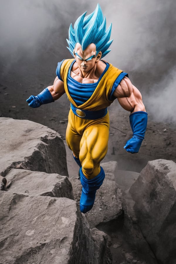 (((Vegeta crying, Dragon Ball, | image created by mal2 | Tensor.Art