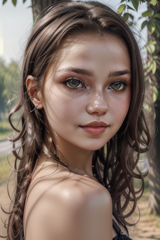 Cute girl with classic face al | image created by BlaineSimon | Tensor.Art