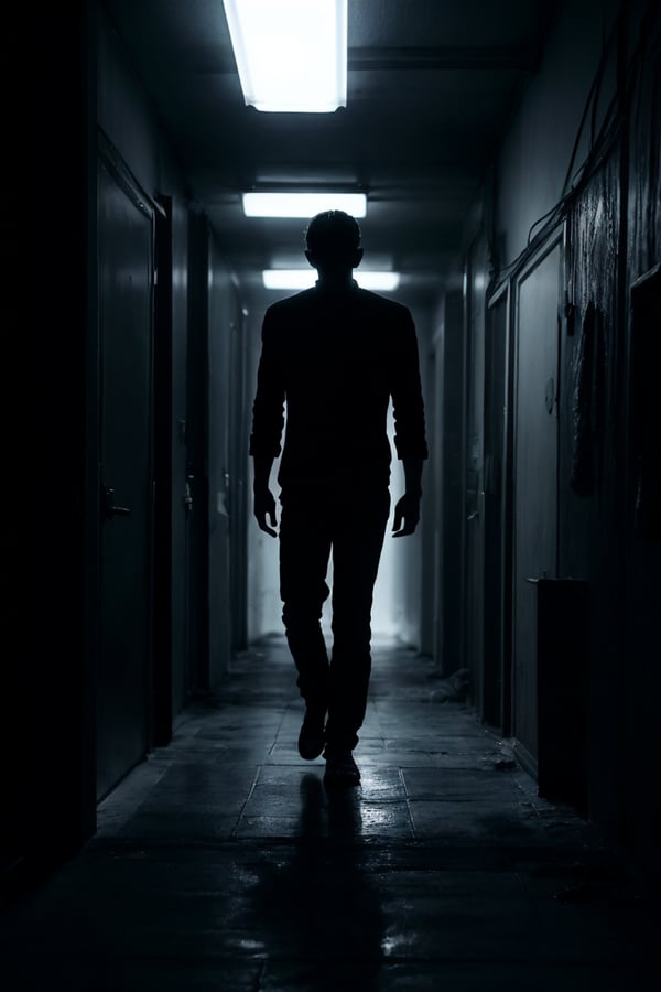 Man in shadows | image created by no_name000 | Tensor.Art