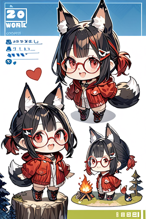 Chibi Tekeli-chan {7 images} | image created by kei | Tensor.Art